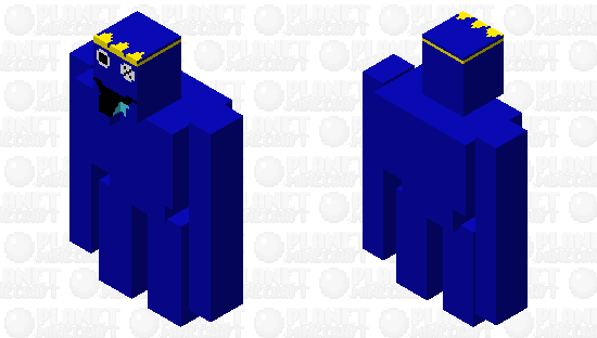 Blue Minecraft Mob Skin