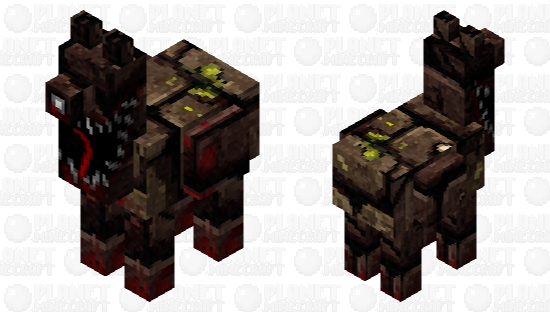 Mud Brick Abomination - Creepypasta Entity Minecraft Mob Skin