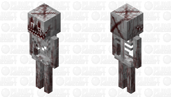 Skeleton from Hell Minecraft Mob Skin