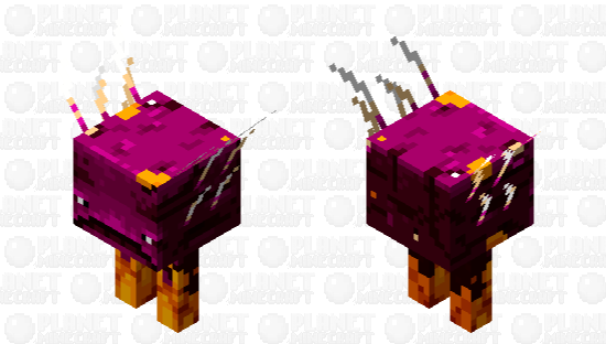 ~ Me As A Strider (on lava) // Photo Edit Mob Series ~ Minecraft Mob Skin