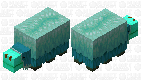 Frozen Sniffer Minecraft Mob Skin