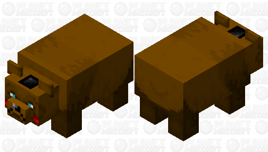 FNaF Five Nights at Freddy's Toy Freddy panda Minecraft Mob Skin