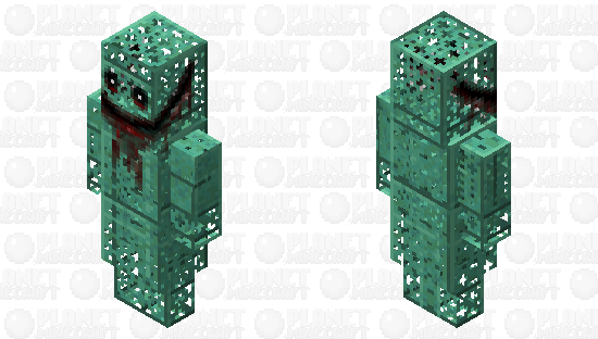 The Oxidized Copper Grate Abomination - Creepypasta entity Minecraft ...