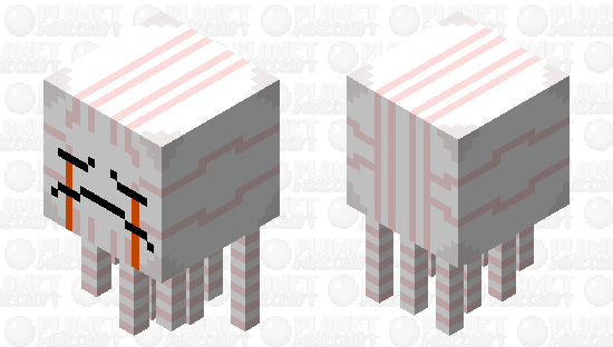 Retextured ghast Minecraft Mob Skin