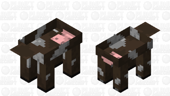 Cow Glitch Minecraft Mob Skin