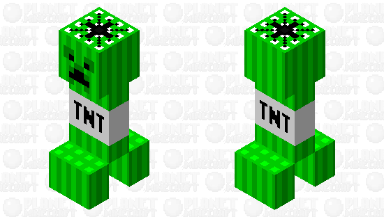 TNT X20 - Crepper Minecraft Mob Skin