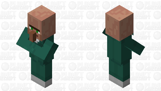 Squid Games Villager Contestant Minecraft Mob Skin