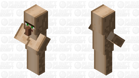 Bread villager Minecraft Mob Skin