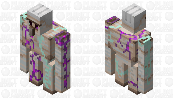Crystal Golem Minecraft Mob Skin