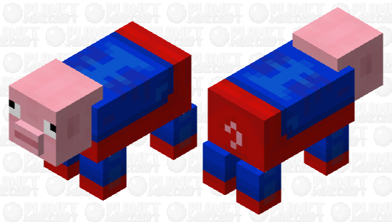 Spider-Ham Minecraft Mob Skin