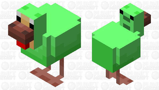 Dino Chicken Minecraft Mob Skin