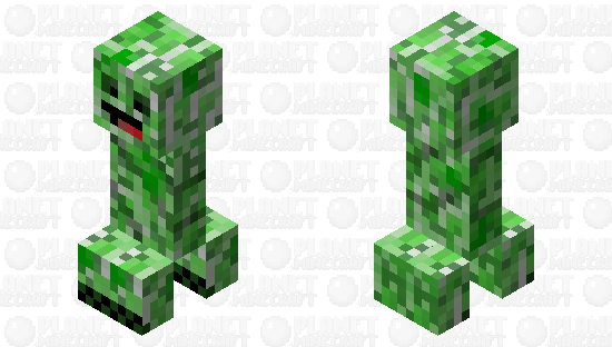 Who made the Creeper Derpy? Minecraft Mob Skin