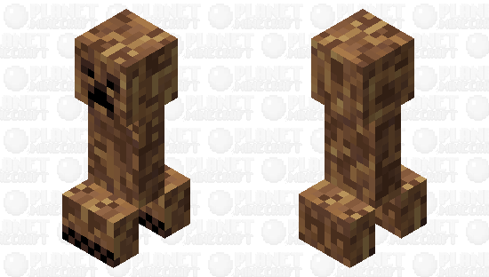 Dead Leaf Litter Creeper Minecraft Mob Skin