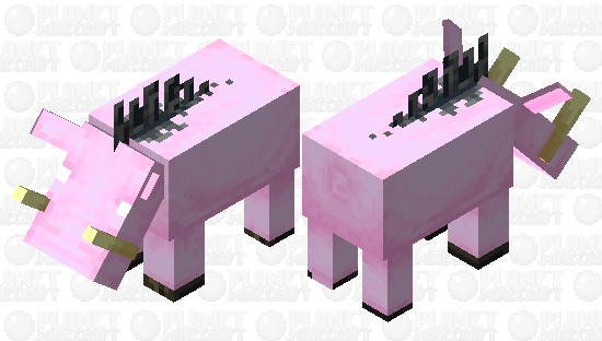 a normal pig Minecraft Mob Skin