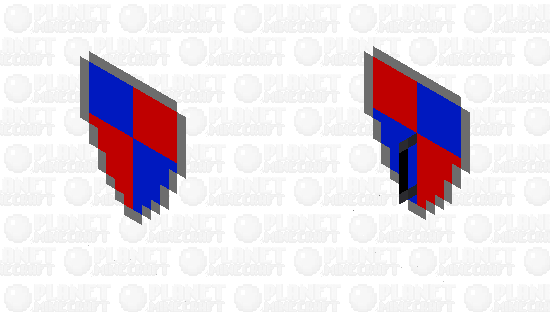 Blue and red heater Minecraft Mob Skin