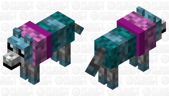 Pretty Wolf Mob Minecraft Mob Skin
