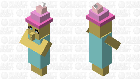 a wich going to a beach Minecraft Mob Skin