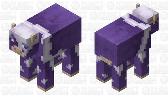 Milka Cow Minecraft Mob Skin