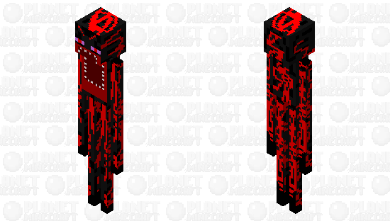 Man eating enderman Minecraft Mob Skin