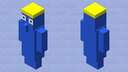 Blue Minecraft Mob Skin