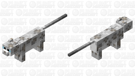 Snow Leopard Minecraft Mob Skin