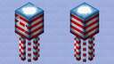 Candy cane Squid Minecraft Mob Skin