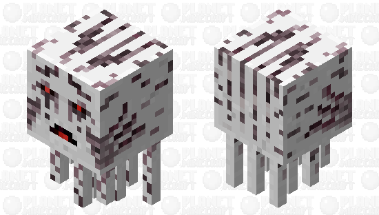 Scarred Ghast Minecraft Mob Skin