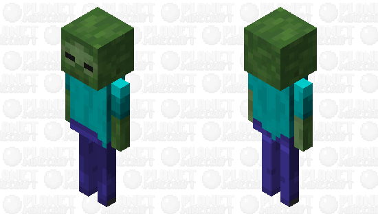 Zombie Skeleton! V2 Minecraft Mob Skin