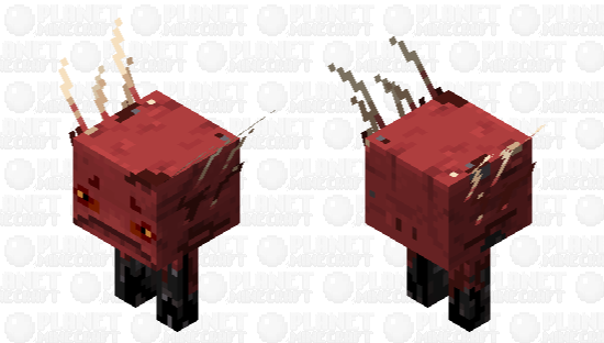 Molten strider Minecraft Mob Skin