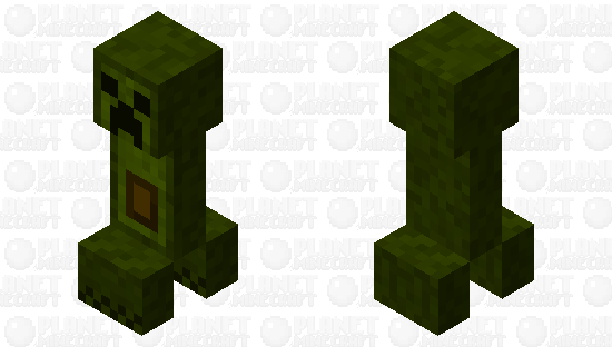 Creeper Avocado Minecraft Mob Skin