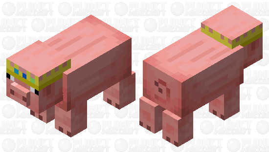 Techno Pig Minecraft Mob Skin