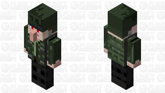 Soldier villager (corrupt ver.) Minecraft Mob Skin