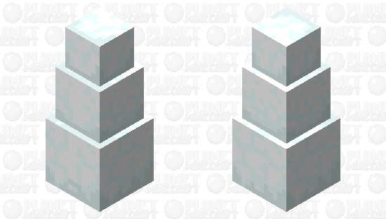Stack of Snow Blocks Minecraft Mob Skin