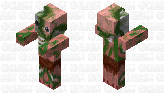 HD Zombie Pigman Minecraft Mob Skin
