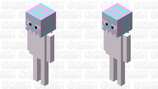 Piclitoita Bicileteira BRAINROT Skeleton Minecraft Mob Skin