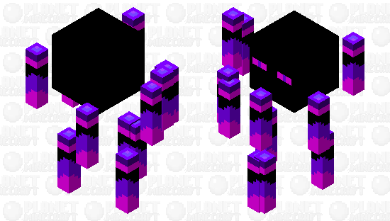 Ender Blaze Minecraft Mob Skin