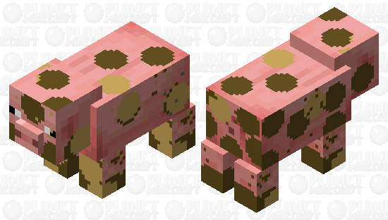 Muddy Pig Minecraft Mob Skin