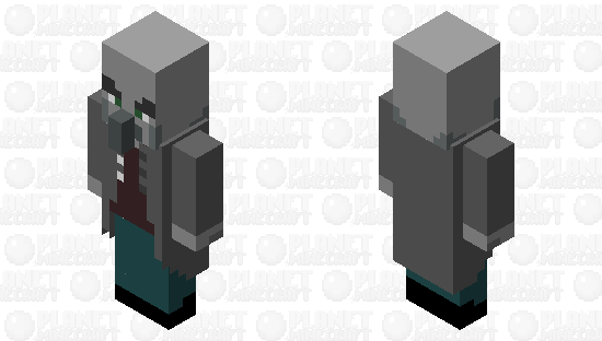 Plastic Vindicator Minecraft Mob Skin
