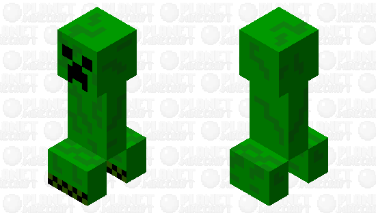 Simple Creeper Minecraft Mob Skin