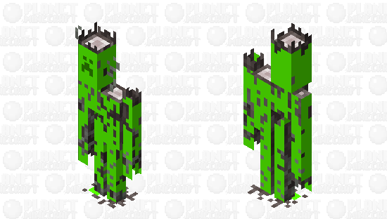 CREEPER CREAKING! WOW! Minecraft Mob Skin