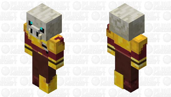 Undead piglin knight Minecraft Mob Skin