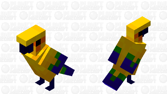 Carolina Parakeet Minecraft Mob Skin