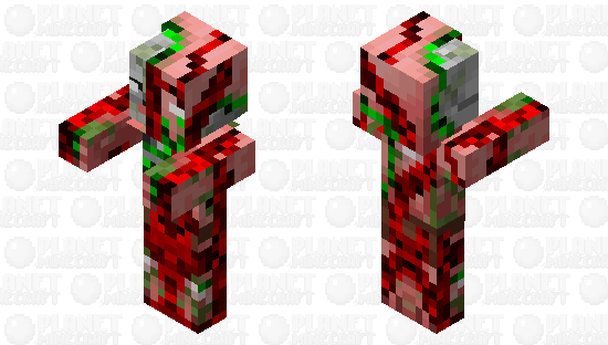 Zombie pigman.exe Minecraft Mob Skin