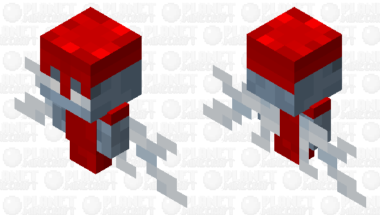 Blood armored vex Minecraft Mob Skin