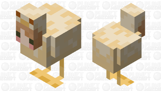 Ducky Dan Mozzarella Ver. Minecraft Mob Skin