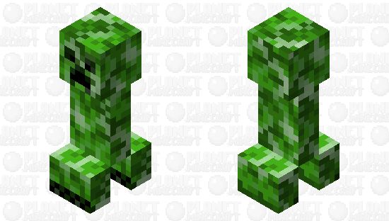Updated Creeper Minecraft Mob Skin