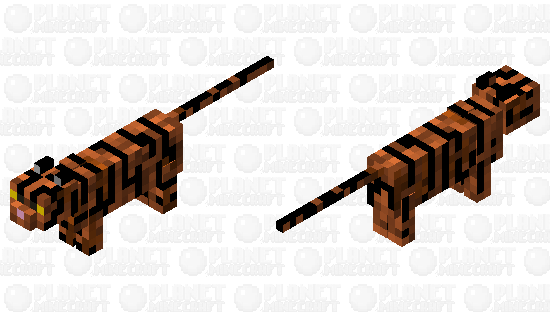 Realistic tiger Minecraft Mob Skin