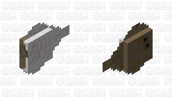 European Plaice (Pleuronectes platessa) Minecraft Mob Skin
