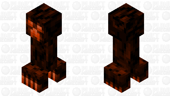 Dark Creeper Minecraft Mob Skin
