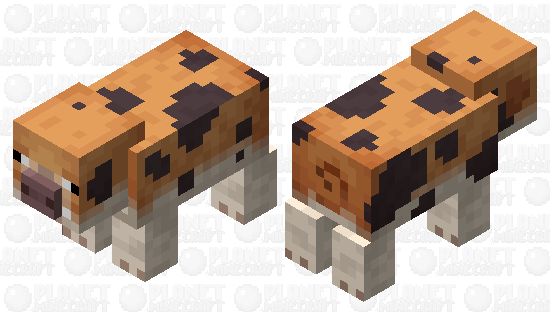 Kunekune Pig Minecraft Mob Skin